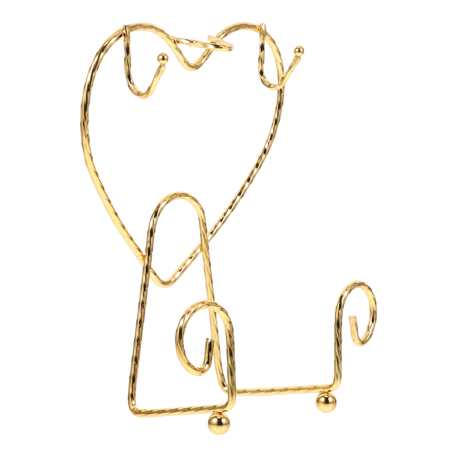 HOMEMAXS Countertop Teacup Display Stand Dual Mug Hooks Vintage Coffee ...