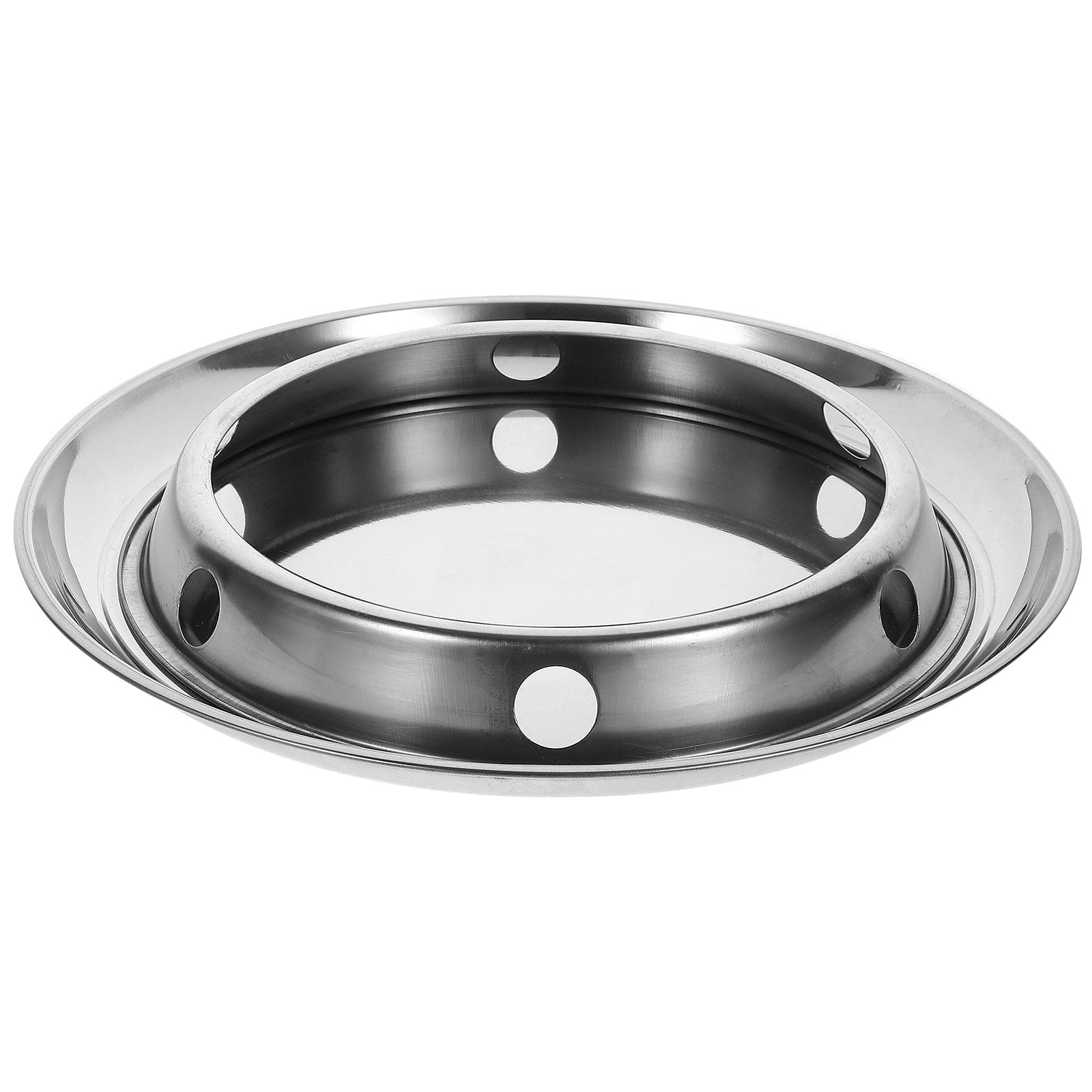 HOMEMAXS Countertop Wok Holder Stainless Steel Rack Pot Racks Kitchen ...