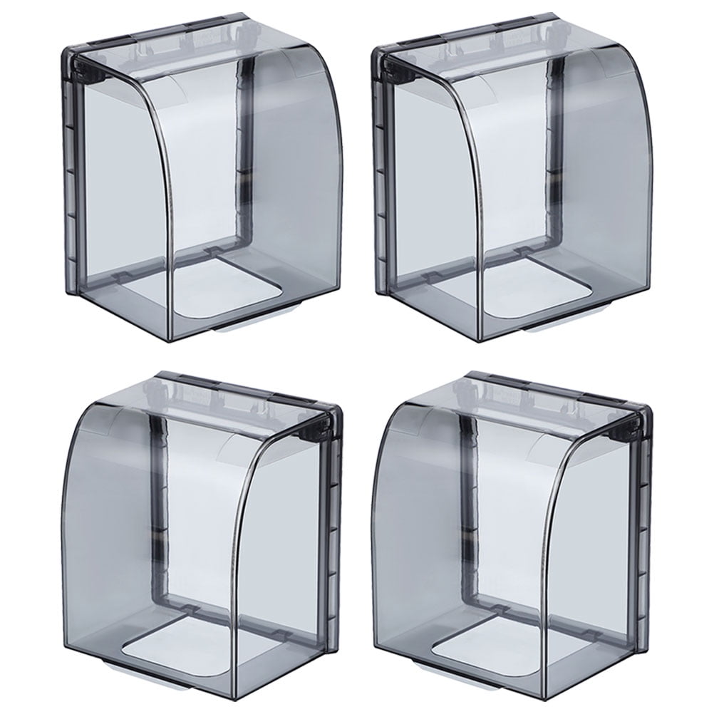HOMEMAXS Cover Clear Weatherproof Box 4pcs Outdoor Plug Cover Decorator ...
