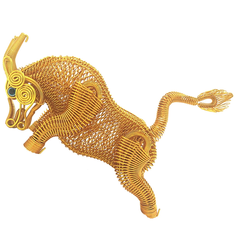 HOMEMAXS Cow Deity Statues Bull Figurine Distinctive Decoration Ox ...