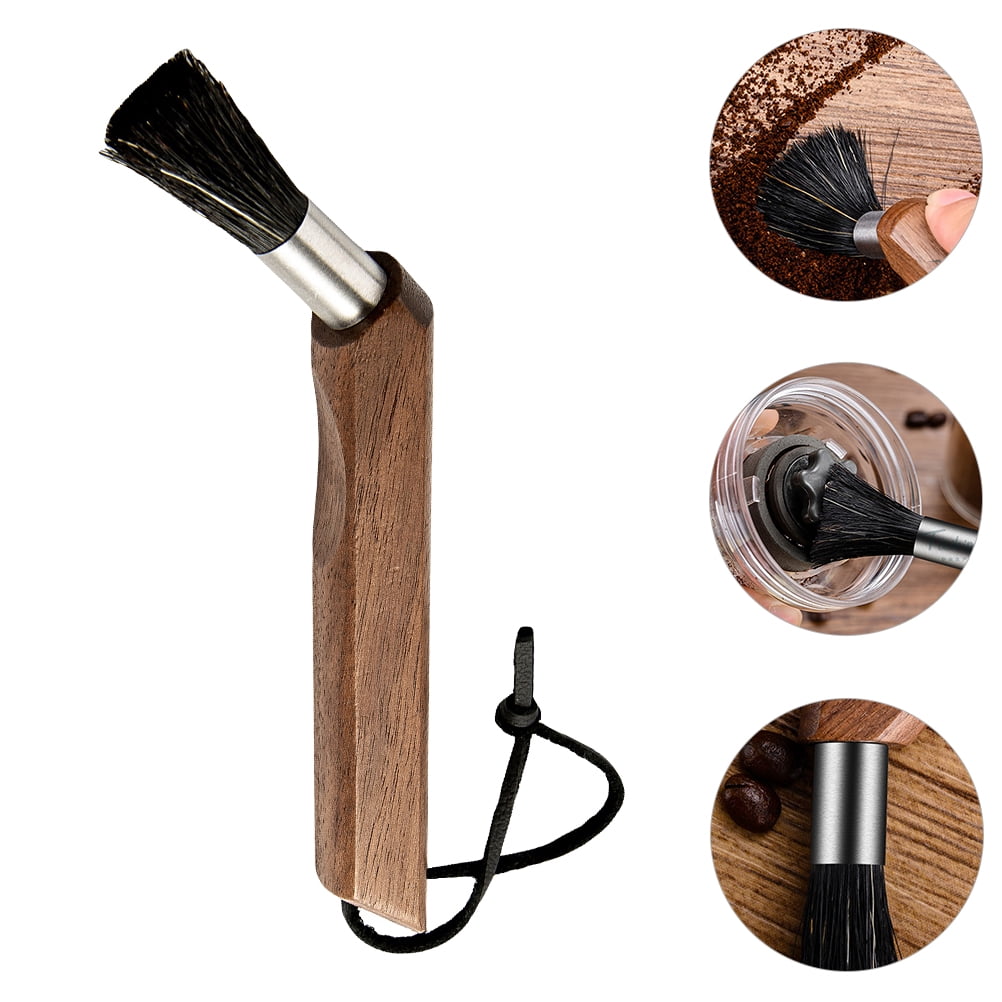 HOMEMAXS Crank Handled Coffee Machine Cleaning Brush with Stainless ...