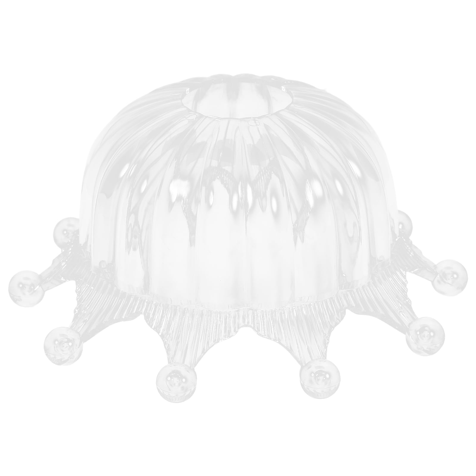 Crown Shape Bedside Lamp Shade E27 Base Light Bulb Cover Replacement ...