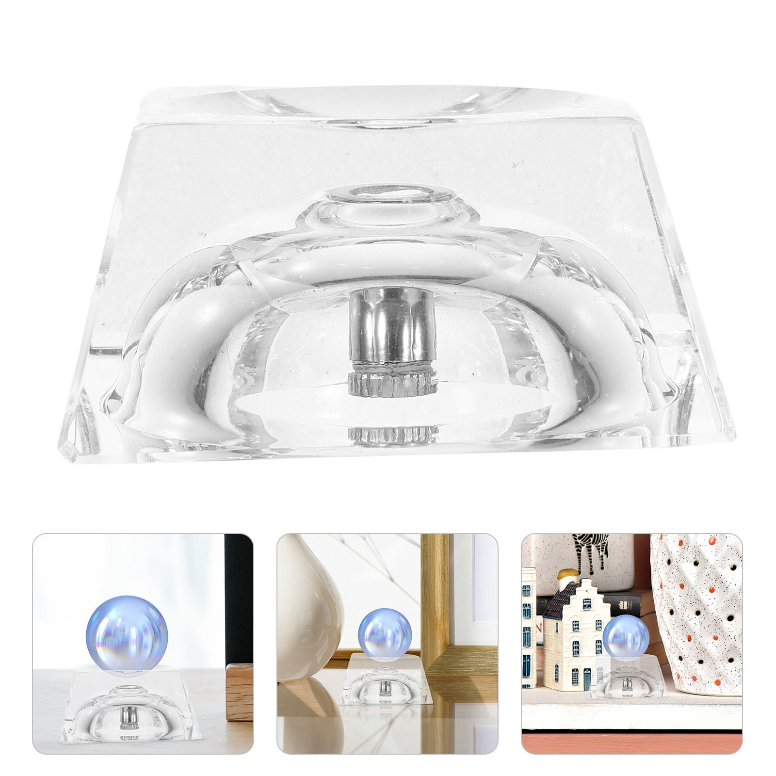 HOMEMAXS Crystal Ball Stand Sphere Holder For Display Light Bases For ...