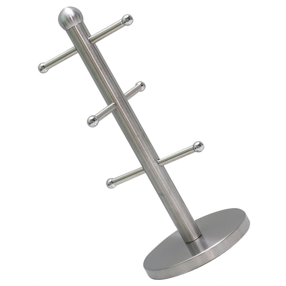 HOMEMAXS Cup Holder Kitchen Organizer Storage Shelving Shelves Silver ...