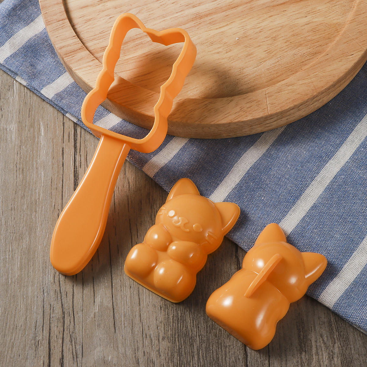 HOMEMAXS Cute Cat Onigiri Mold for Rice Ball Making with PP Material ...