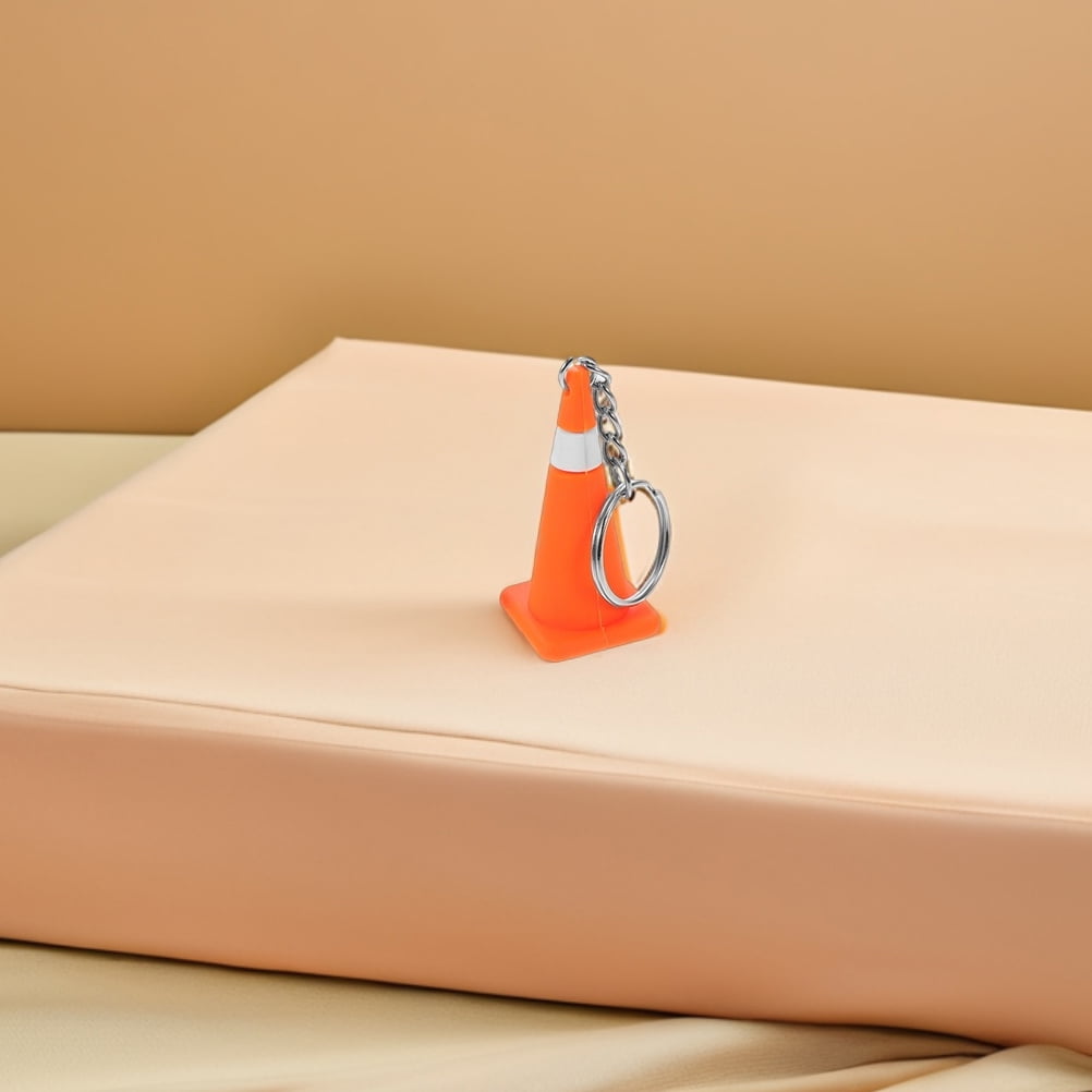 HOMEMAXS Cute Keychains For Girls Mini Traffic Cone Key Chains Diy ...
