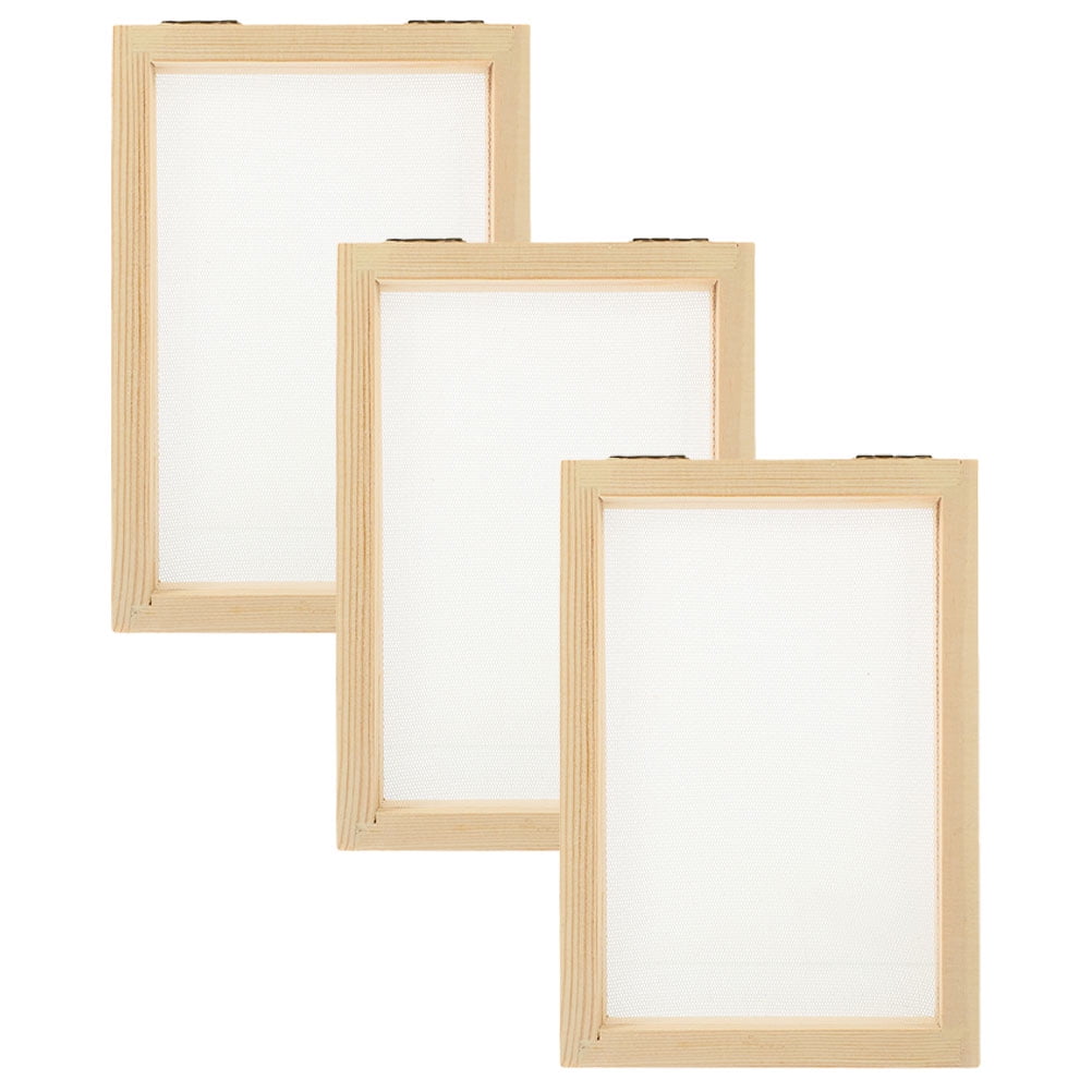 HOMEMAXS DIY Paper Making Mesh Frame for Educational Use with Wooden ...