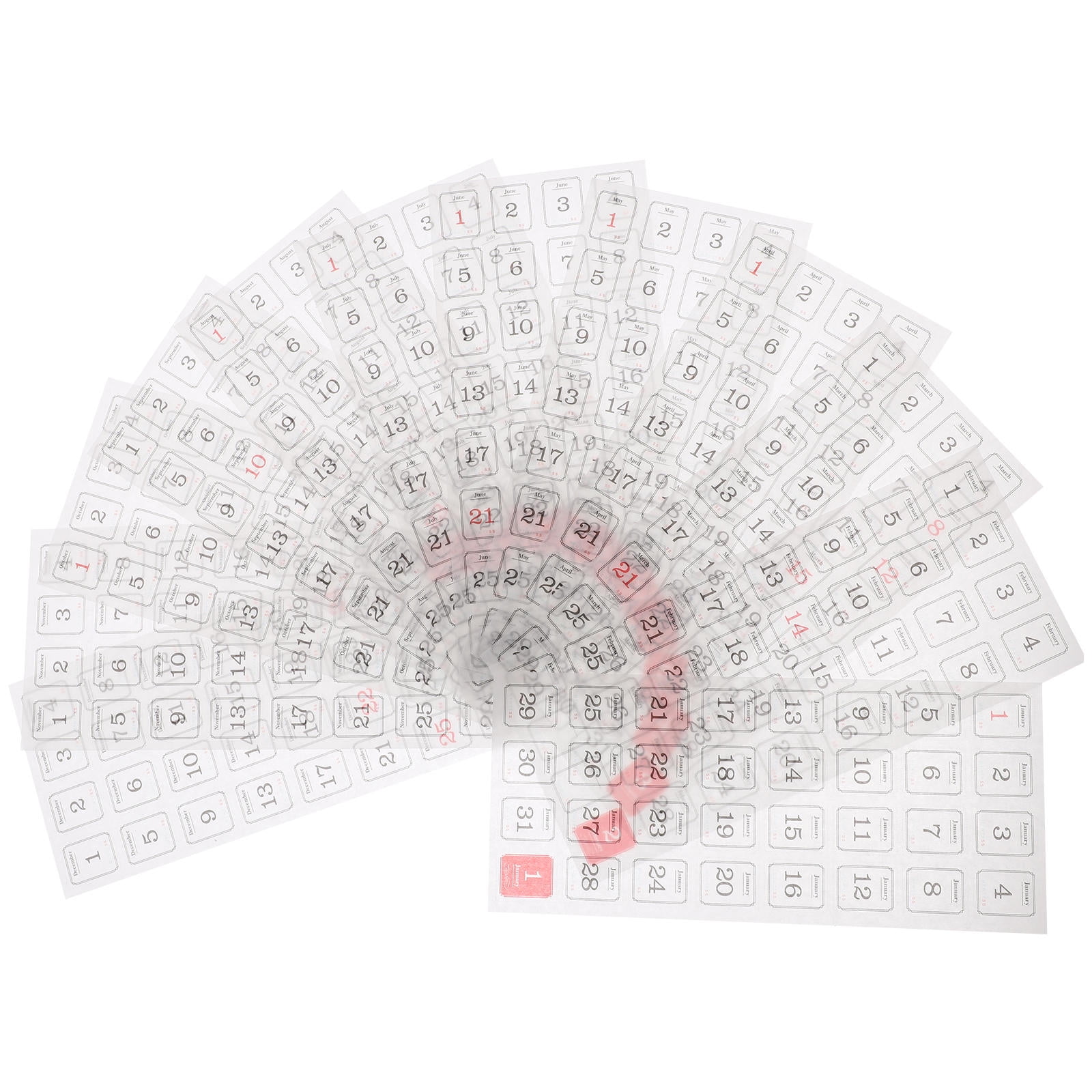 HOMEMAXS Daily Functional Date Label Sticker Planner Stickers Memo ...