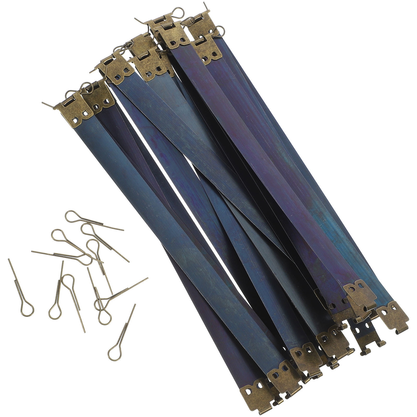 HOMEMAXS Dark Blue Metal Internal Flex Frames for Handbag Craft 20cm ...