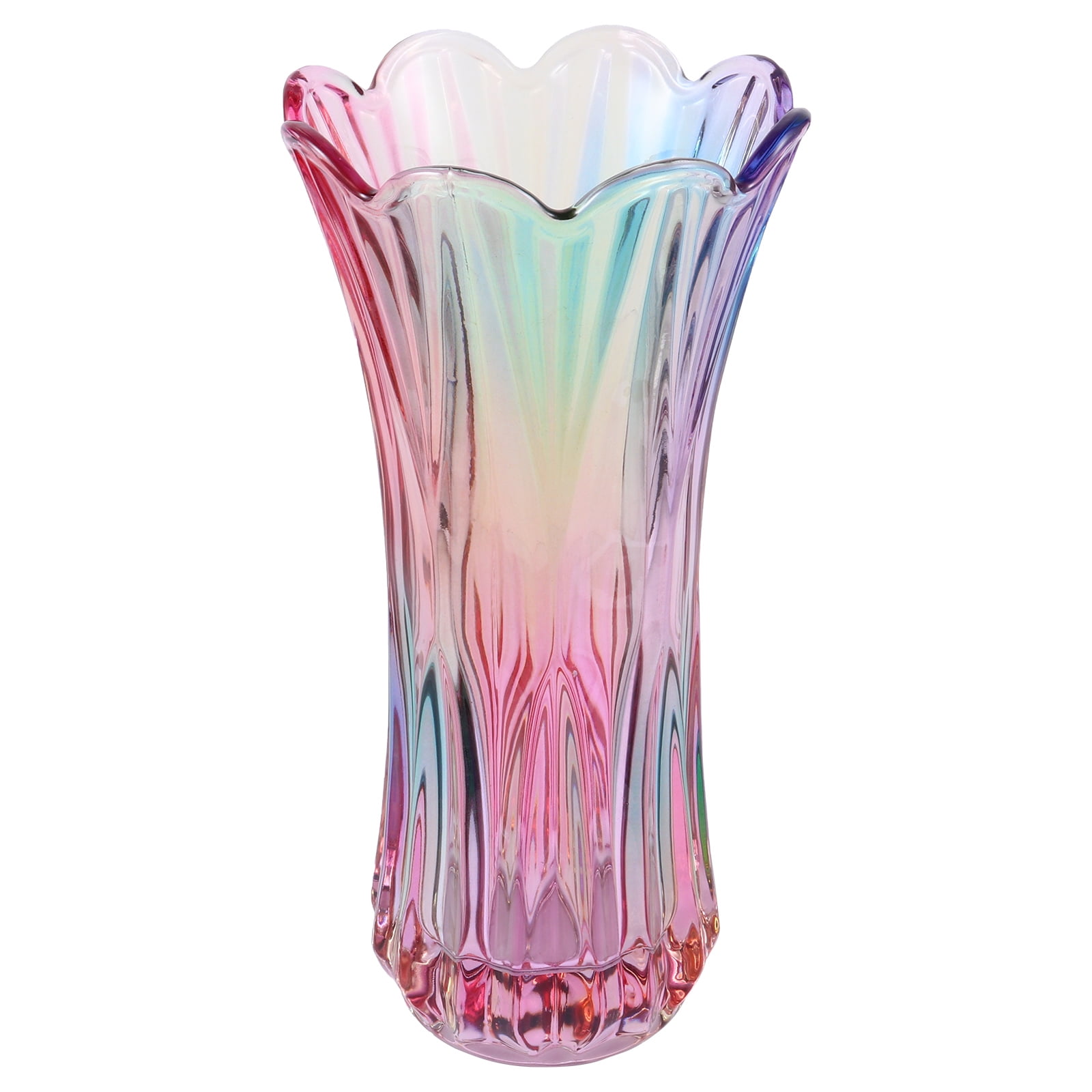 Minkissy Glass Wedding Decor Vase Transparent 1Set - Walmart.com
