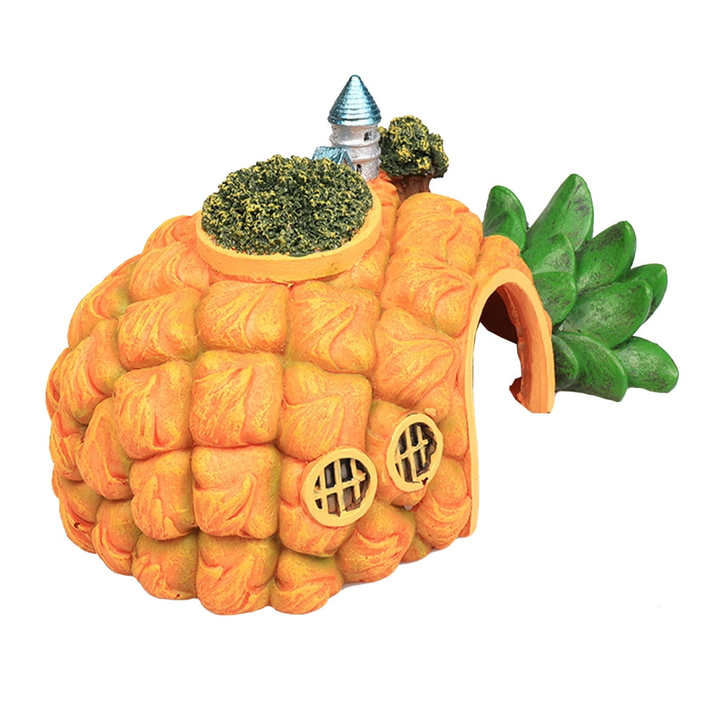 HOMEMAXS Decorations Aquariums Pineapple Castle House Fish Tank ...