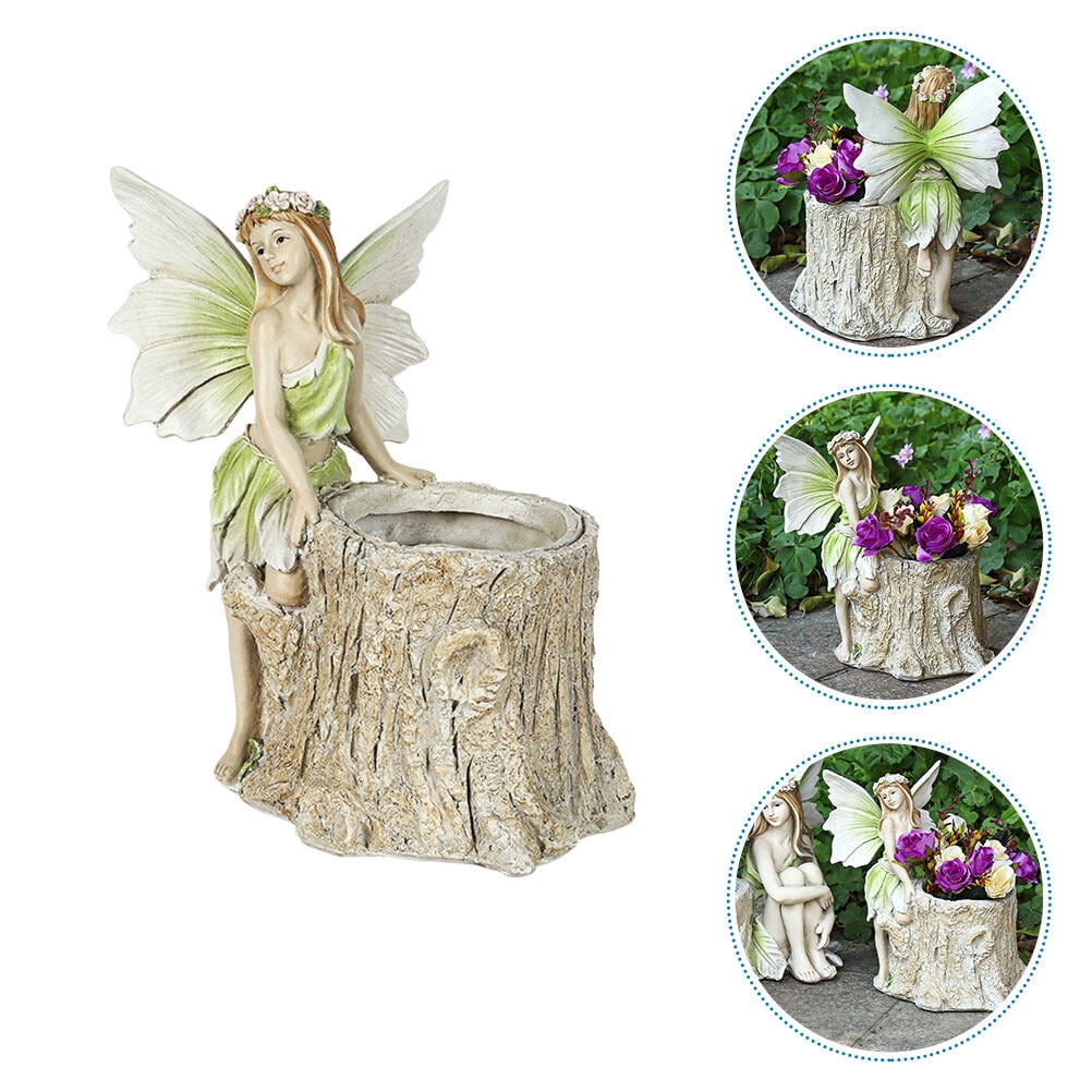 VERDANVERSE creative flower pots Resin Statue Multi Home Decor Item ...