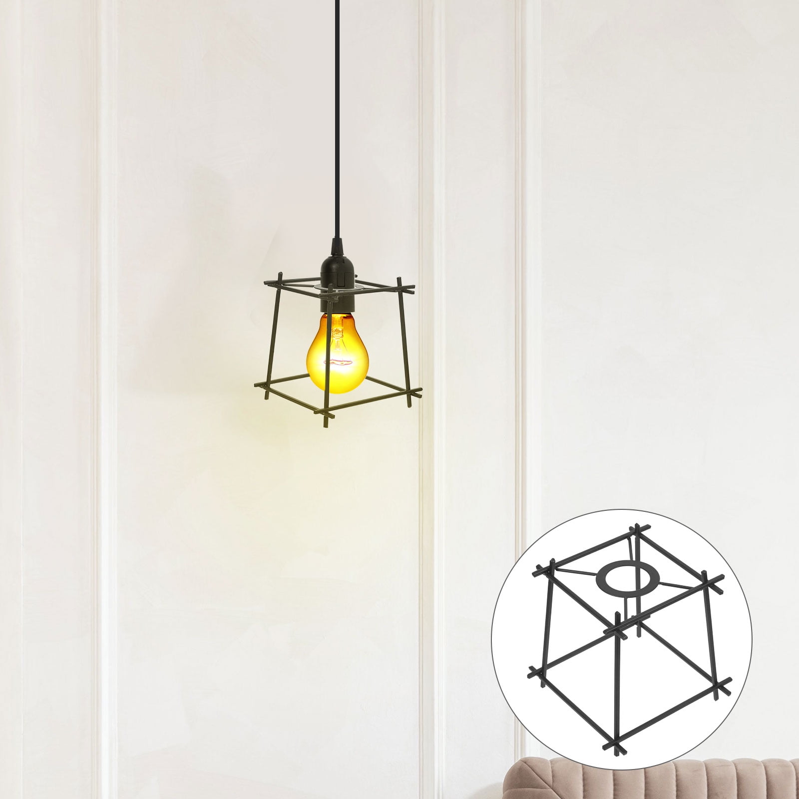 HOMEMAXS Decorative Pendant Light Covers Vintage Lampshade - Walmart.com