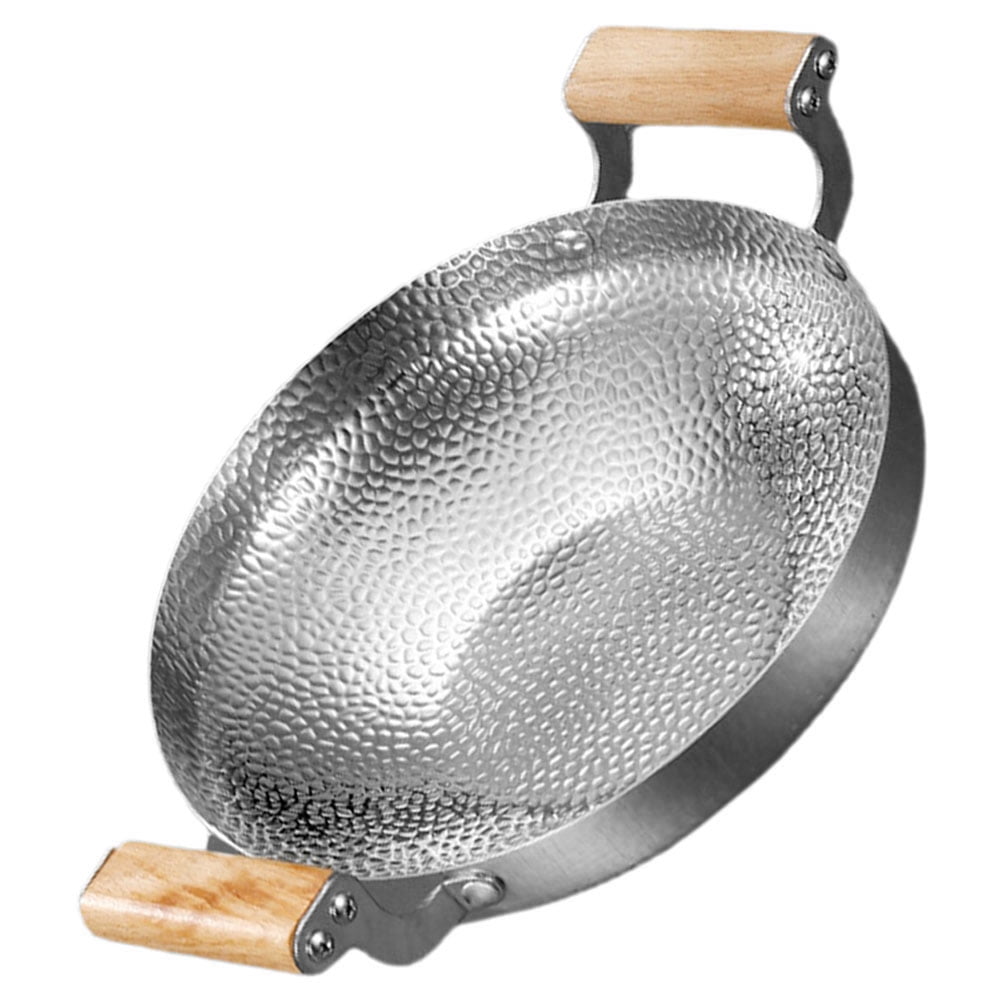 HOMEMAXS Deep Fry Pan Steel Skillet Cooking Special Alcohol Stove ...