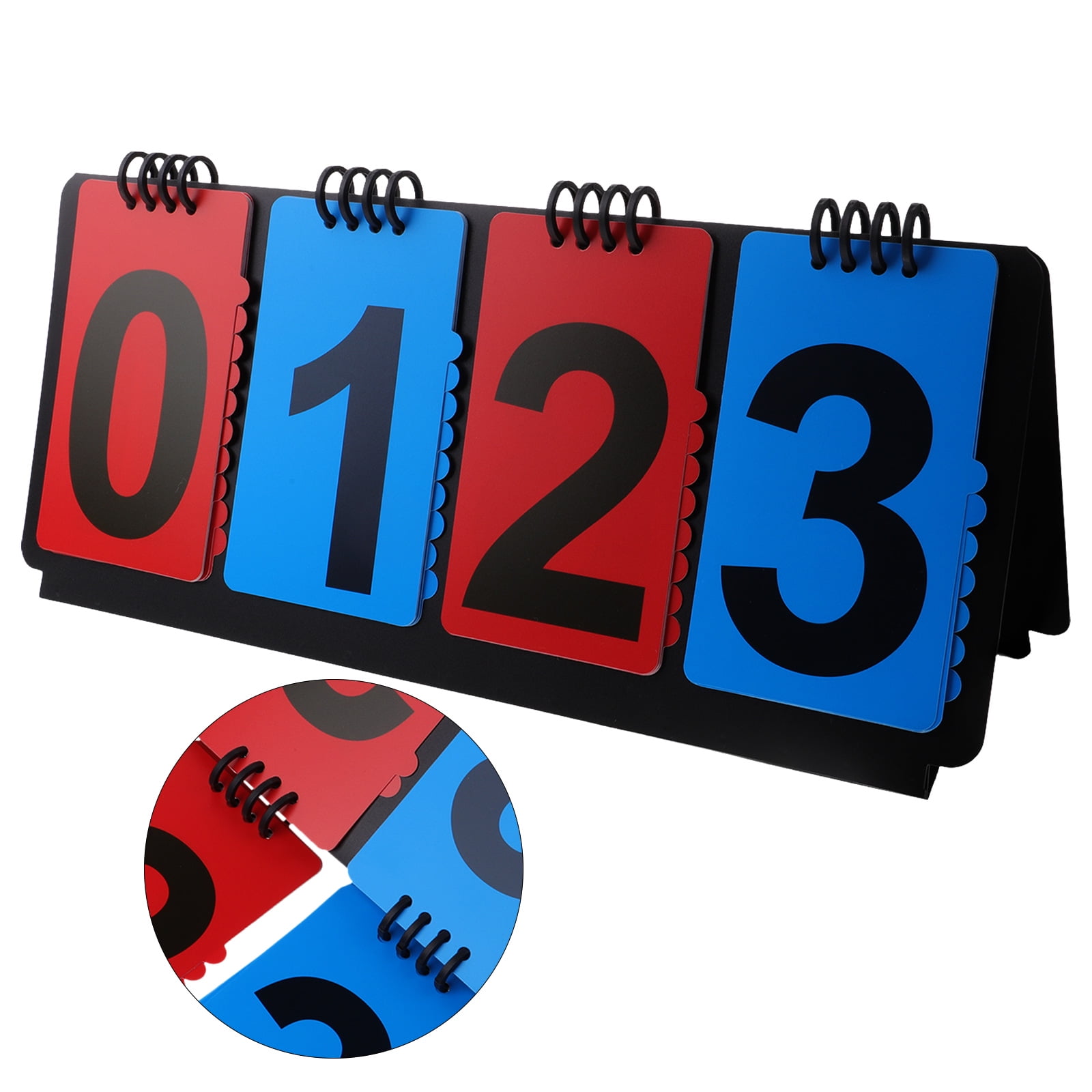 HOMEMAXS Desk Flipper Scoreboard Flip Scorekeeper Portable Tabletop ...