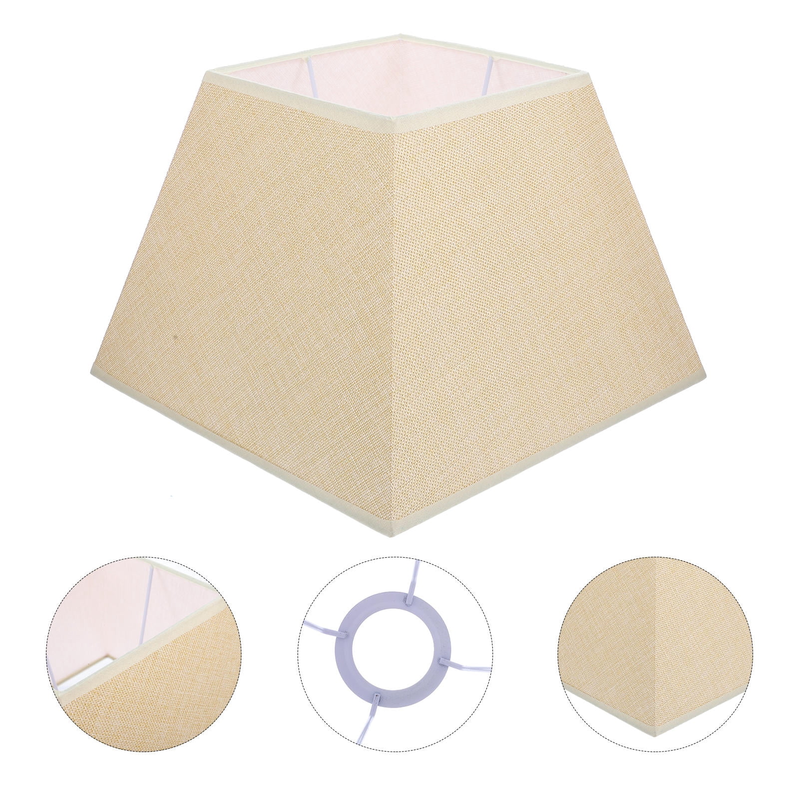 Desk Lamp Shade Linen Shades Small for Table Lamps Lampshades White ...