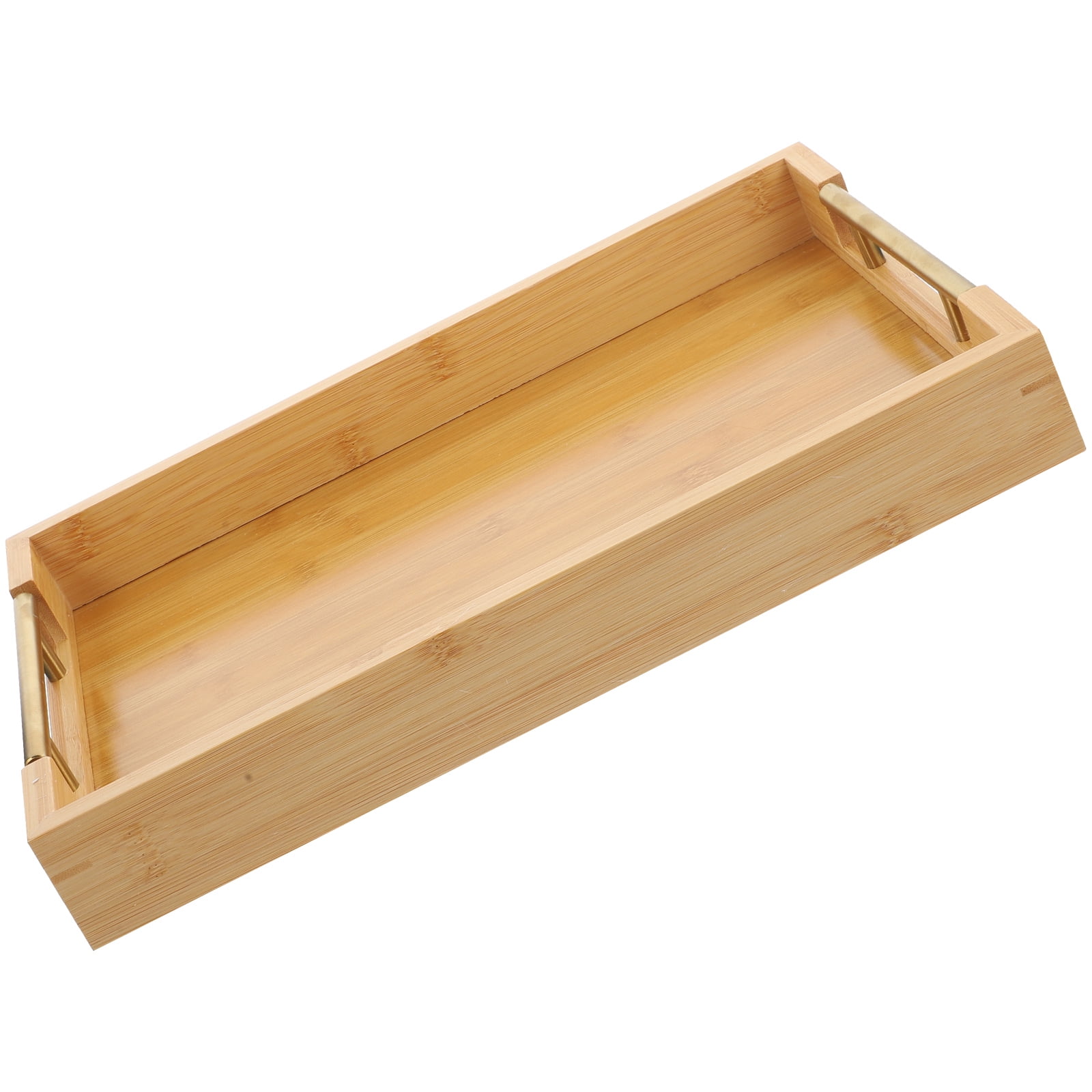 HOMEMAXS Desktop Bamboo Tray Organizer Pastry Dining Room - Walmart.com