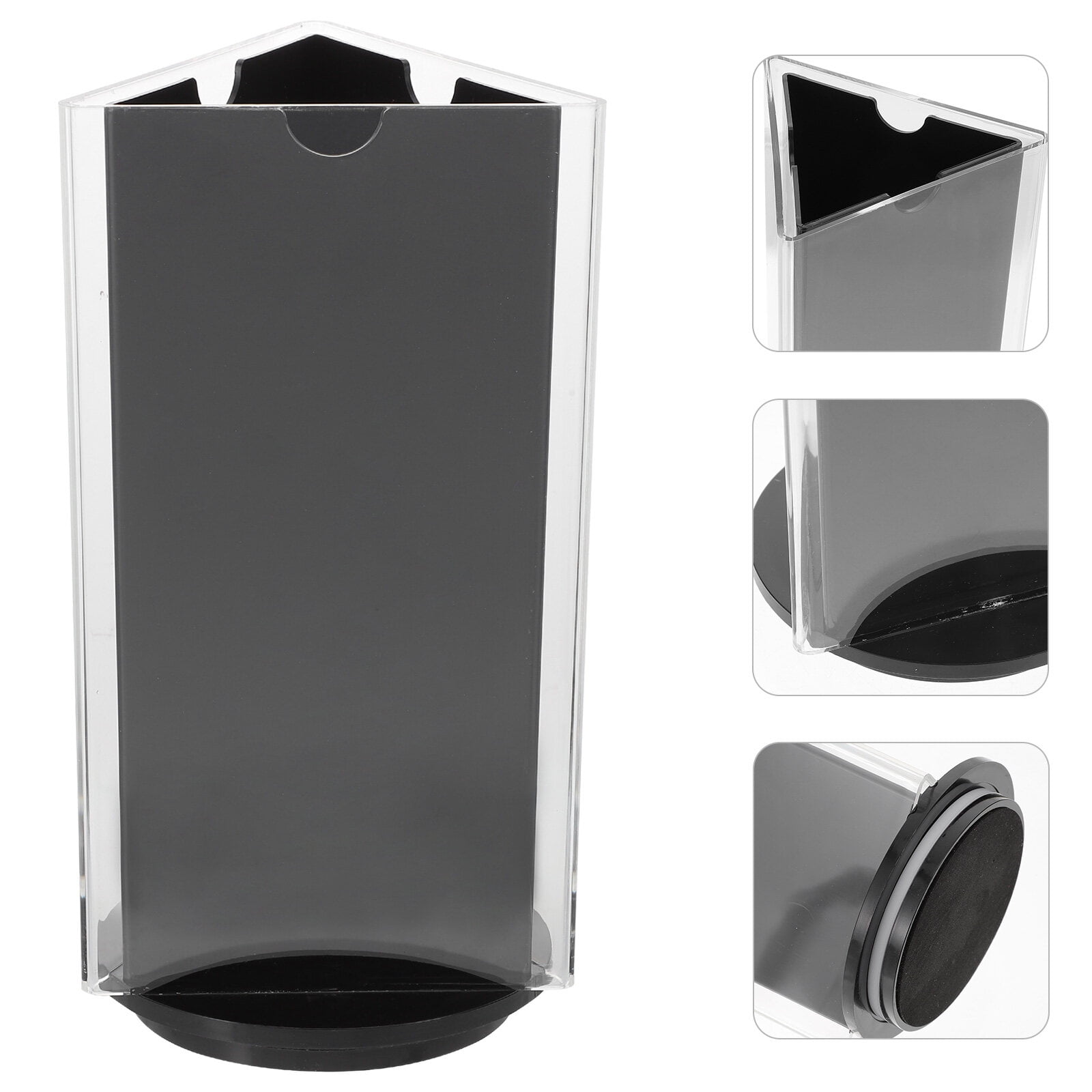 HOMEMAXS Desktop Paper Holder Rotary Table Card Rotating Restaurant ...