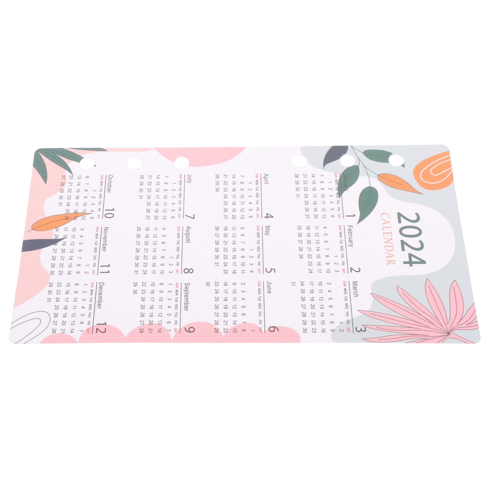 HOMEMAXS Detachable Calendar Binder Divider Professional Notebook ...