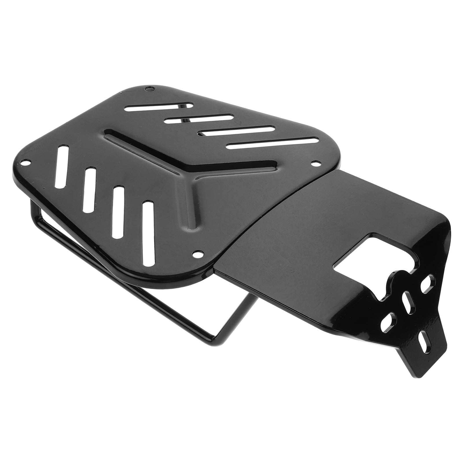 HOMEMAXS Detachable Motorbike Rear Rack Carrier Holder Luggage Black ...