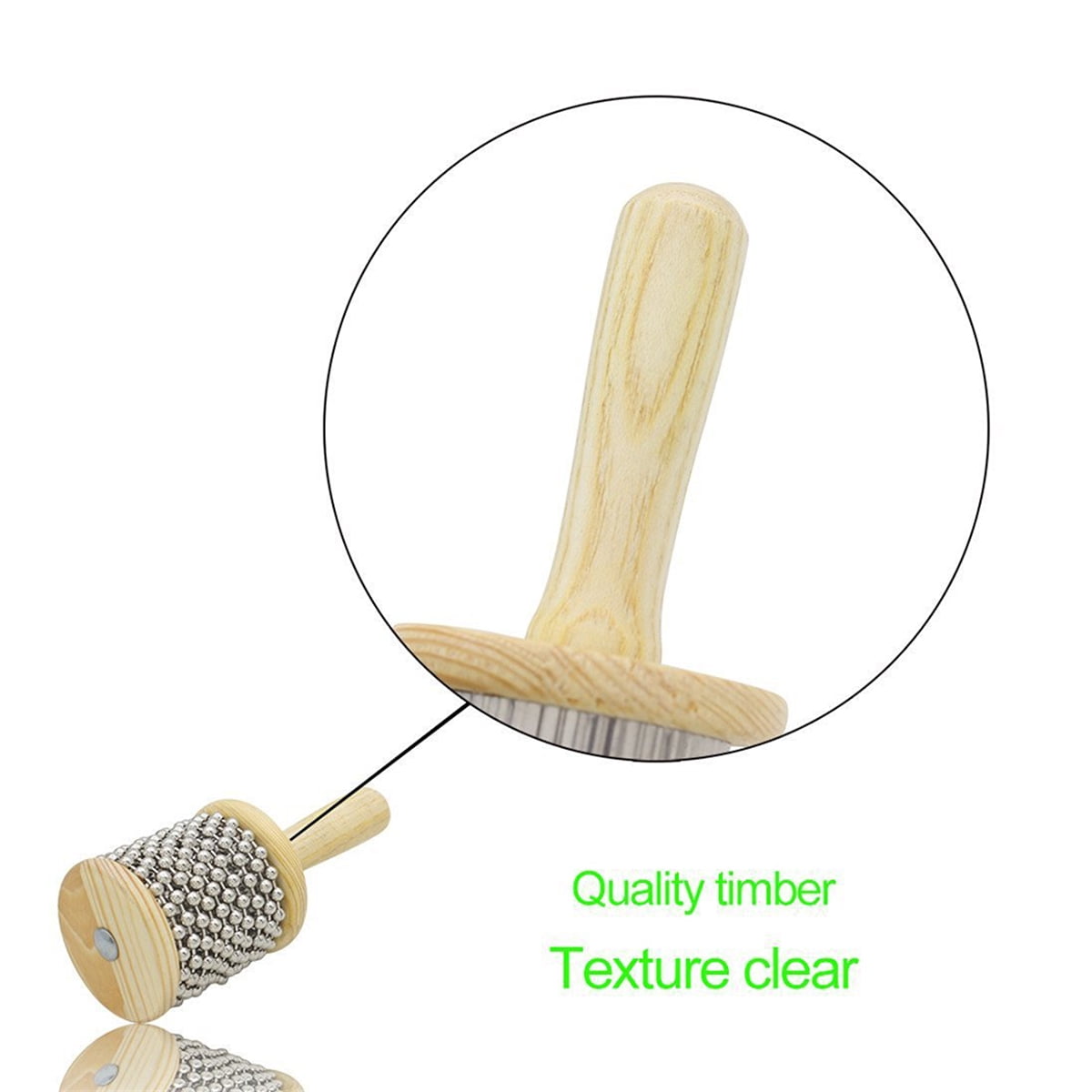 HOMEMAXS Dia.2.5'' Wooden Cabasa Hand Shaker Children Percussion ...
