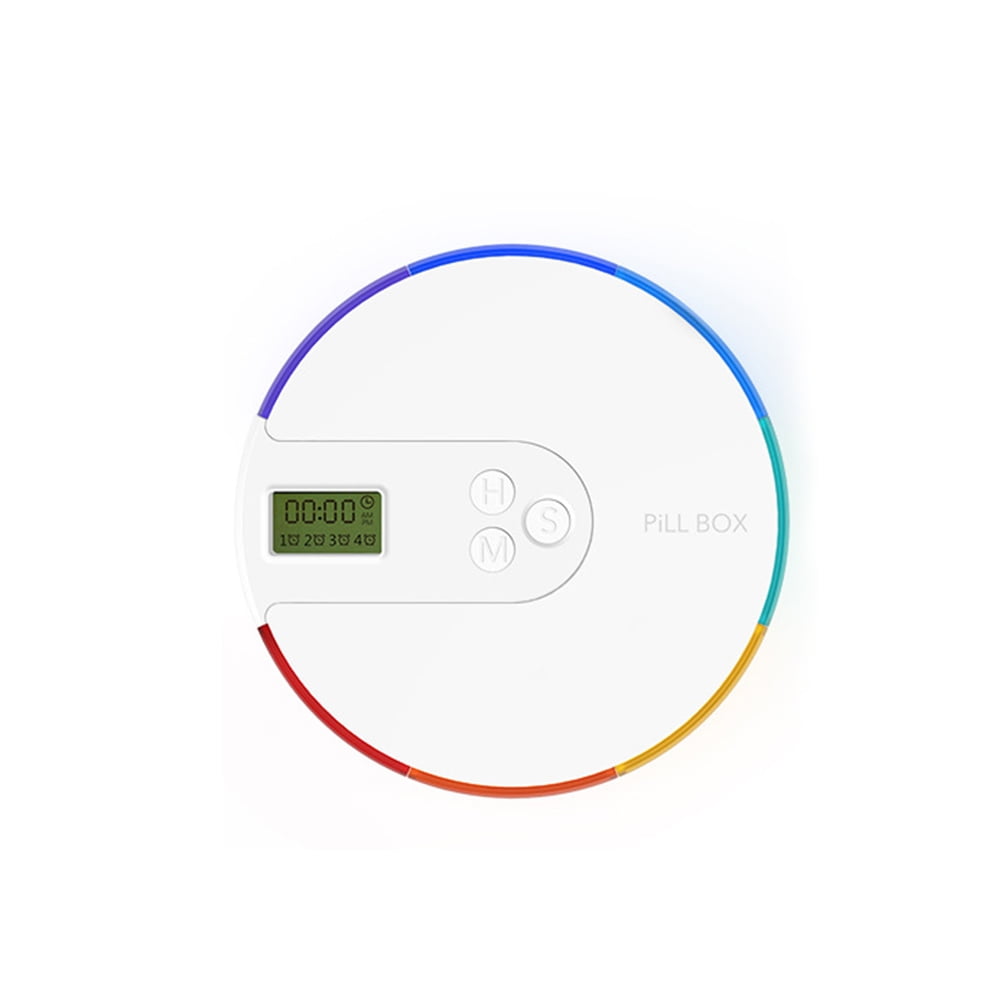 Digital Alarm reminder for Pills Holding Made of Plastic White Color ...