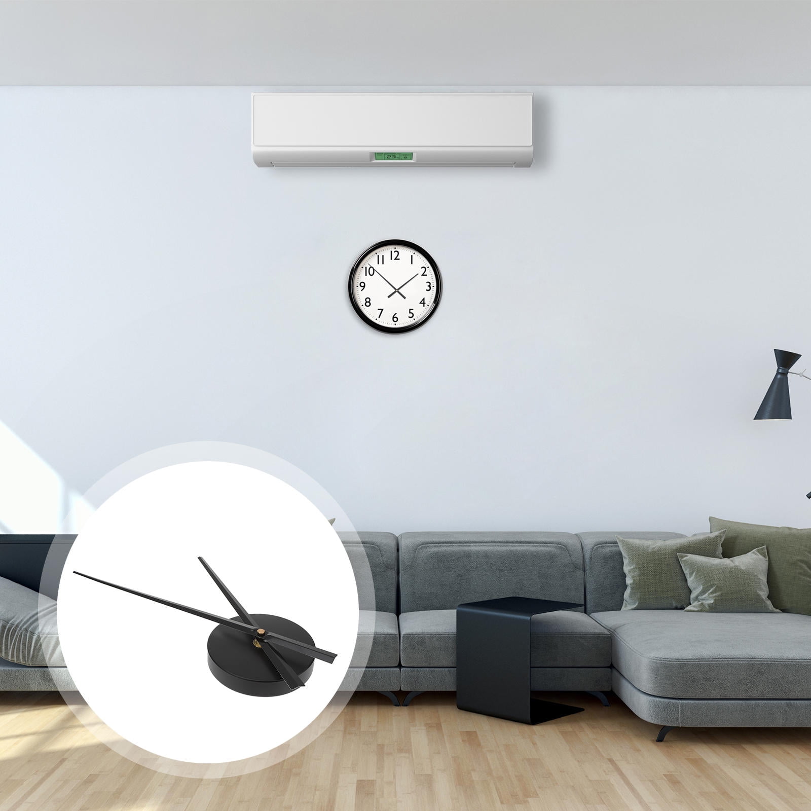 HOMEMAXS Digital Clocks for Home Decor Modern Wall Kit Movement ...