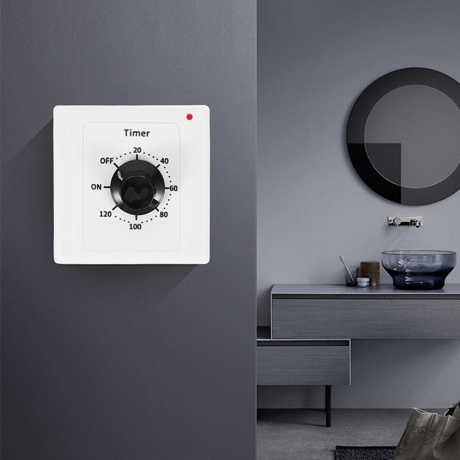 HOMEMAXS Digital Countdown Timer Switch Programmable Timer With Led ...