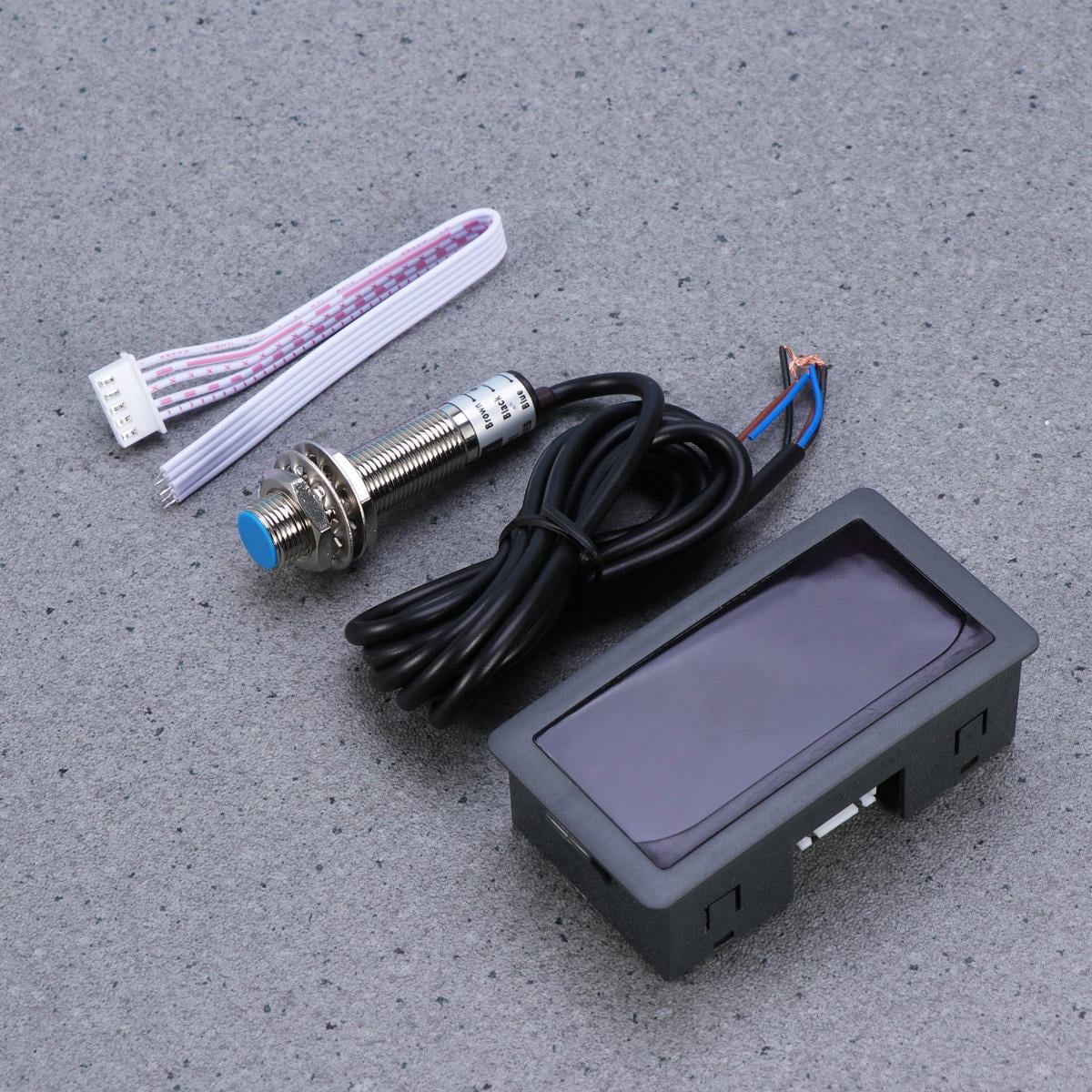 HOMEMAXS Digital Rpm Meter Blue Tachometer LED Hall Effect - Walmart.com