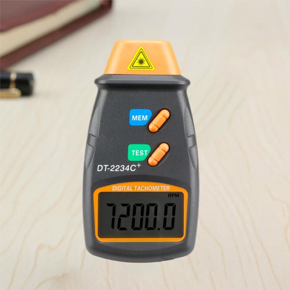 HOMEMAXS Digital Tachometer for Car Use with Red Light Beam Plastic ...