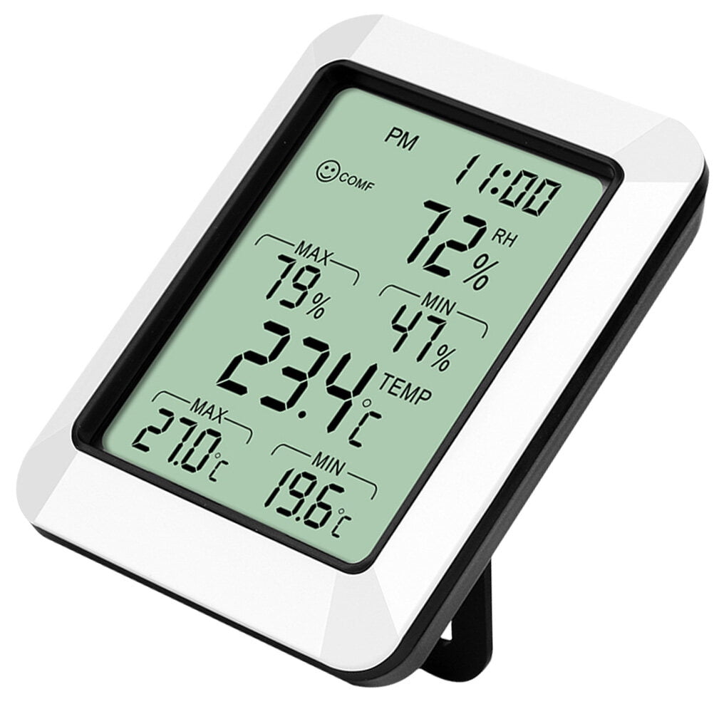 HOMEMAXS Digital Thermometer with Hygrometer for Home Use Portable ...