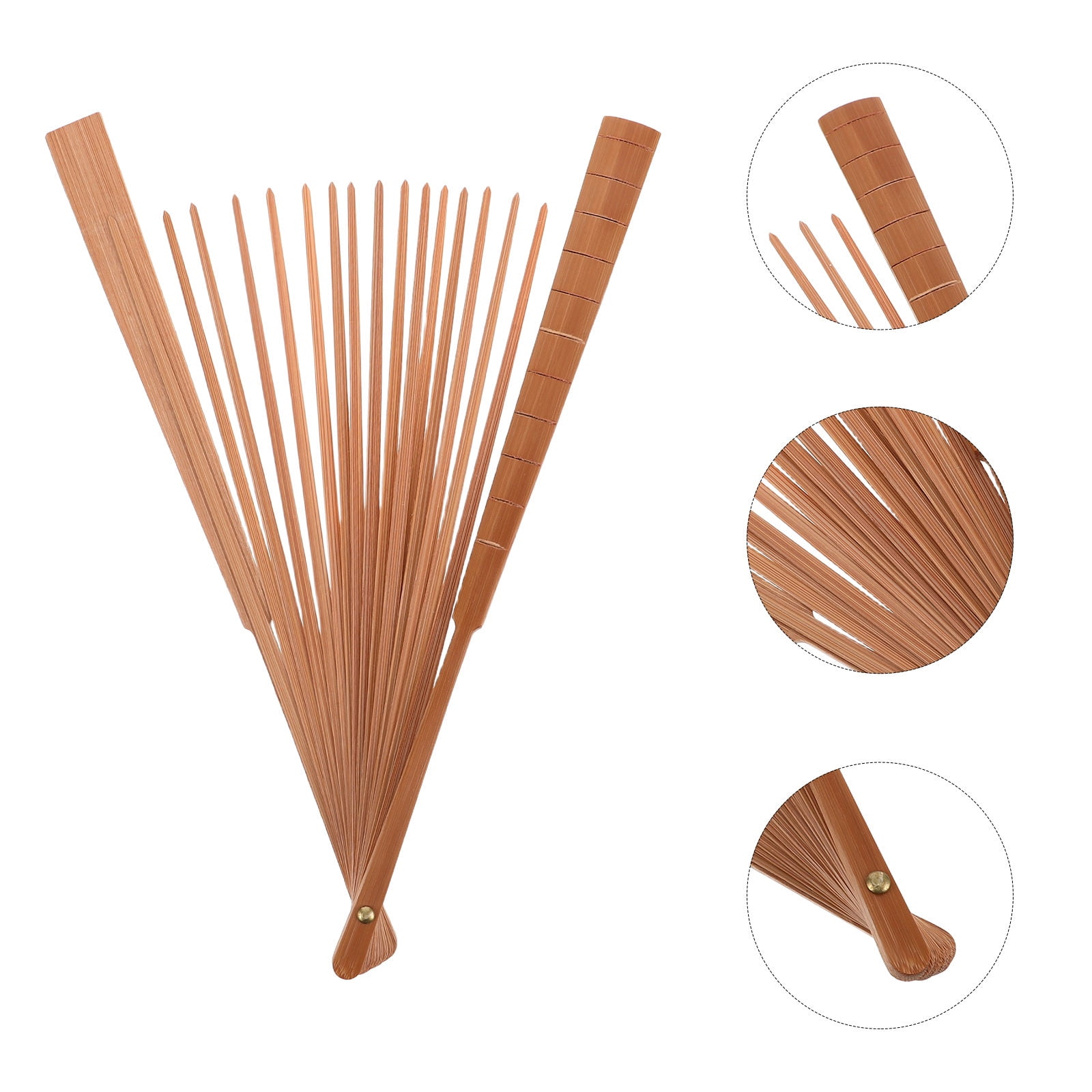 HOMEMAXS Diy Bamboo Fan Frame Japanese Style Handheld Fan Making Frame ...