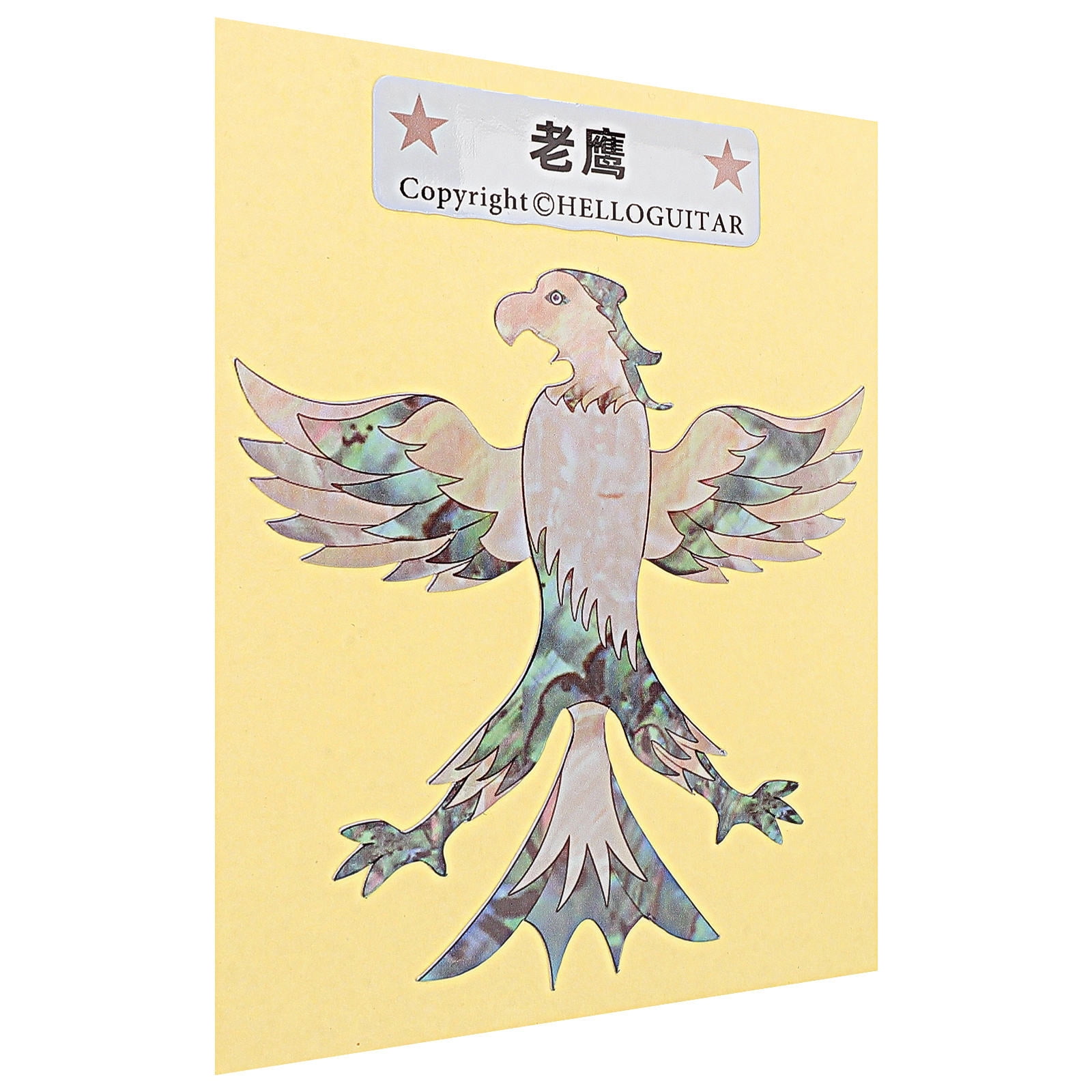 HOMEMAXS Diy Guitar Headstock Sticker With Animal Eagle Design Sticker ...