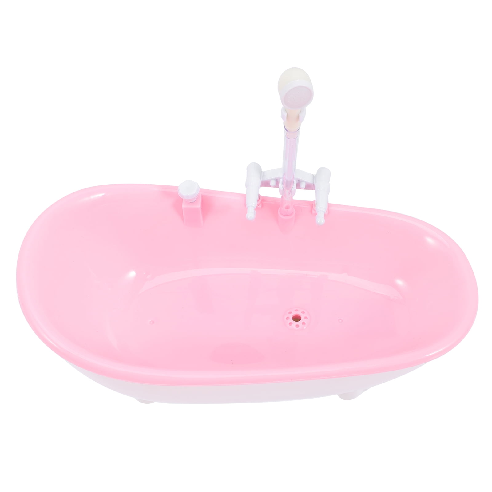 VERDANVERSE Unique Bathtub Toys Pretend Play Doll Bathtub Toy White ...