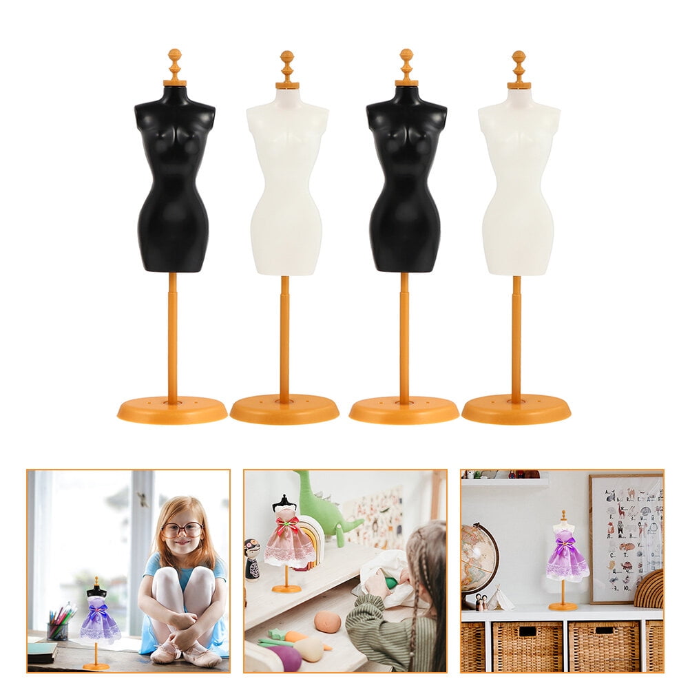 HOMEMAXS Doll Clothes Display Rack for Miniature Mannequin Model Stand ...