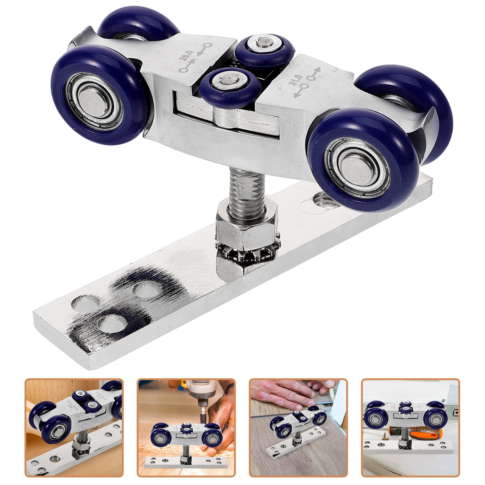 HOMEMAXS Door Accessories Replacement Sliding Support Rollers Assembly ...