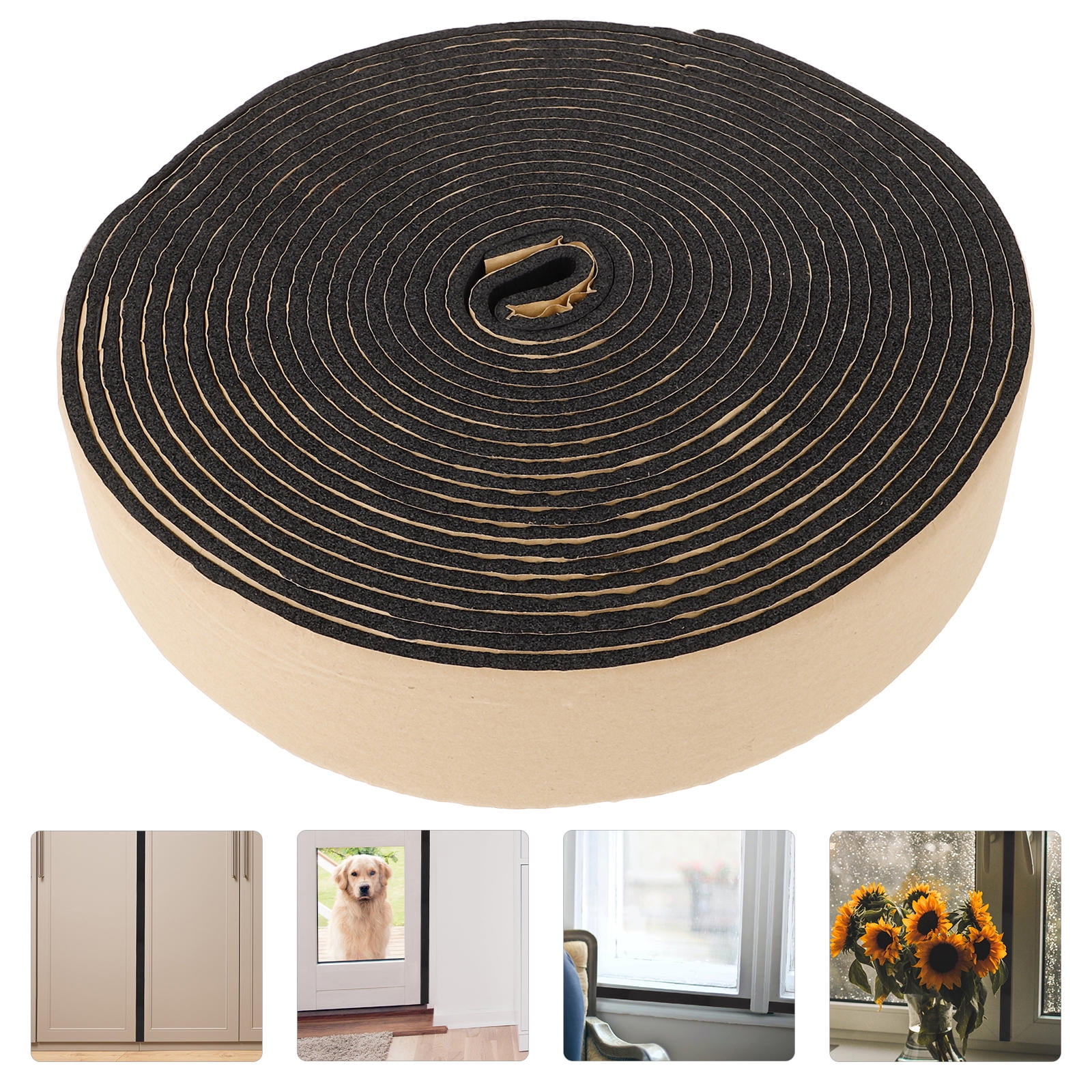 HOMEMAXS Door Bottom Windproof Strip Seal Soundproofing Strip ...