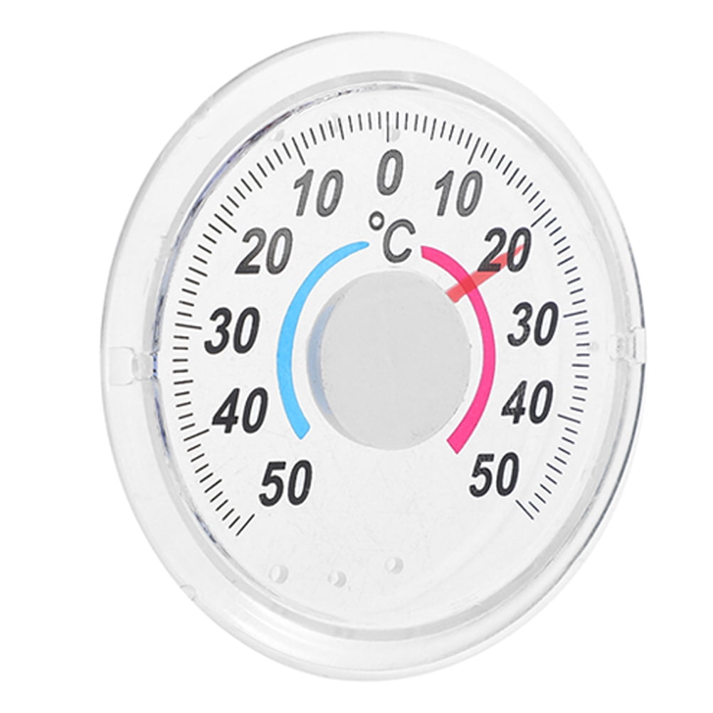 HOMEMAXS Door and Window Thermometer 7.30X7.30X1.50CM Transparent ...