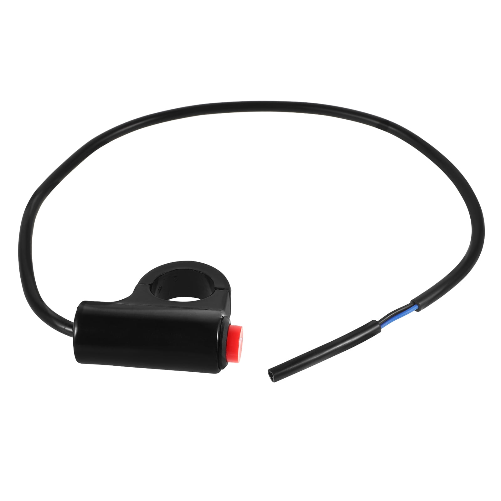 HOMEMAXS Double Flash Switch Dual Push Button Motorcycle Controls Black ...