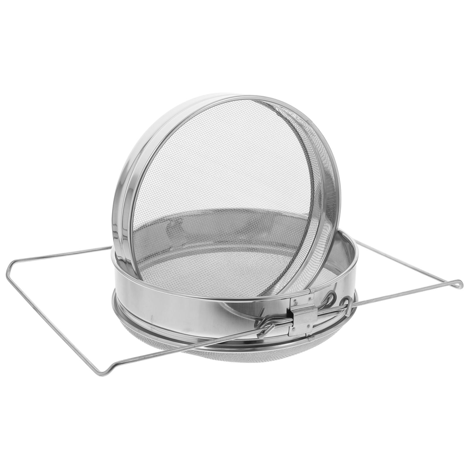 HOMEMAXS Double Sieve Honey Filter Stainless Steel Mesh Strainer For ...