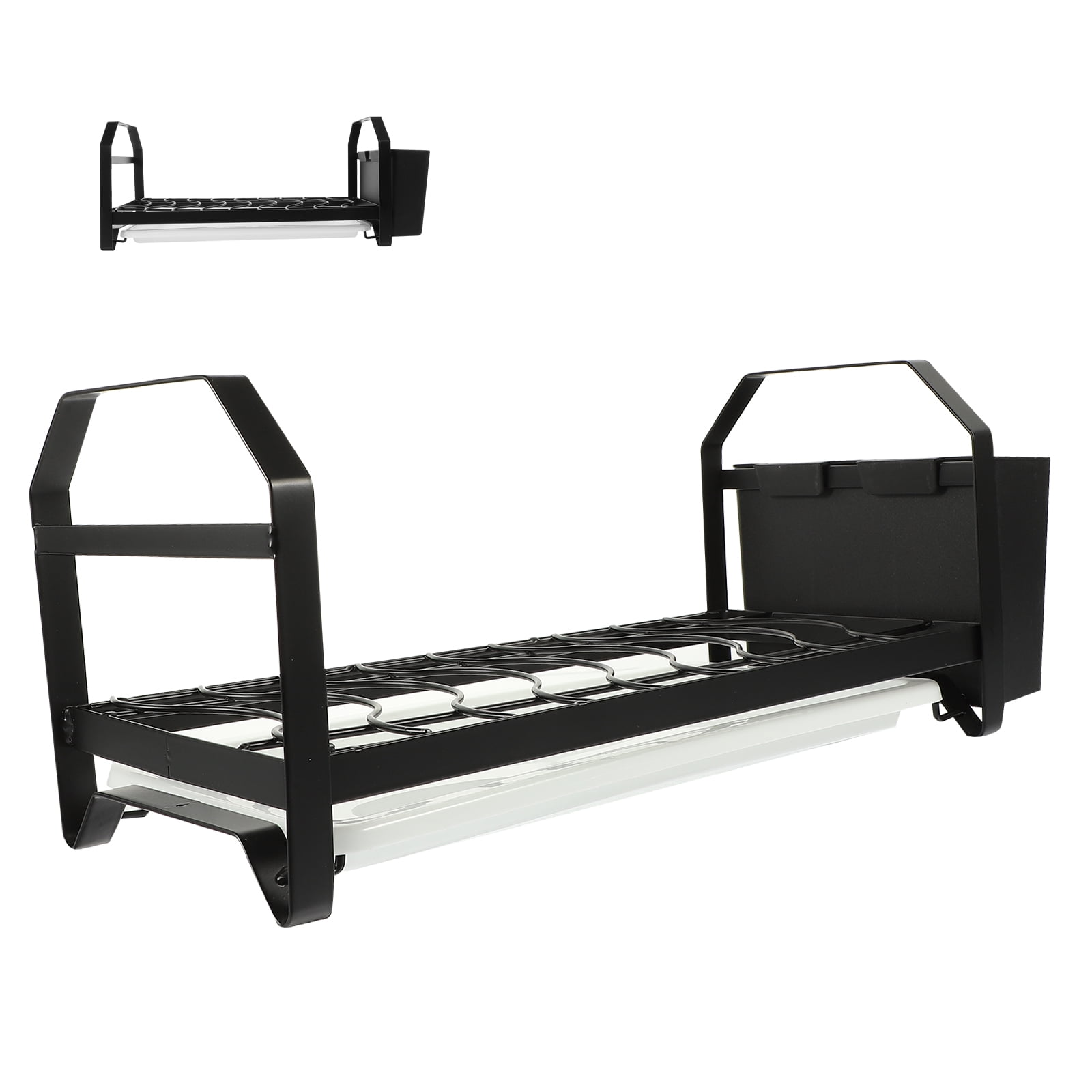 HOMEMAXS Drainer Dish Rack Faucet Drying Portable Laundry Water Trough ...