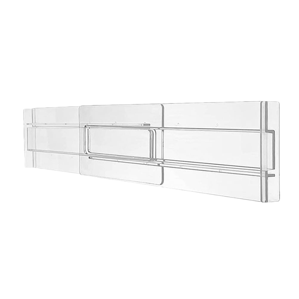HOMEMAXS Drawer Partition Board Transparent Drawer Divider Retractable ...