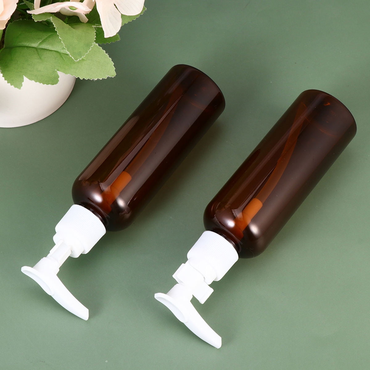 HOMEMAXS Durable EcoFriendly Brown Emulsion Bottle with Pump for ...