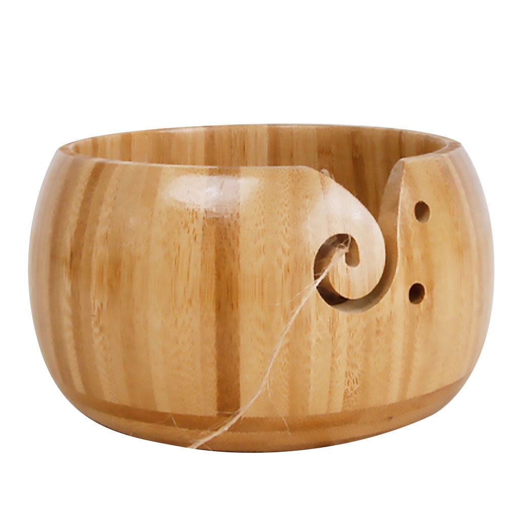 Durable Plastic Yarn Storage Bowl for Crochet Knitting Keep Yarn Balls ...