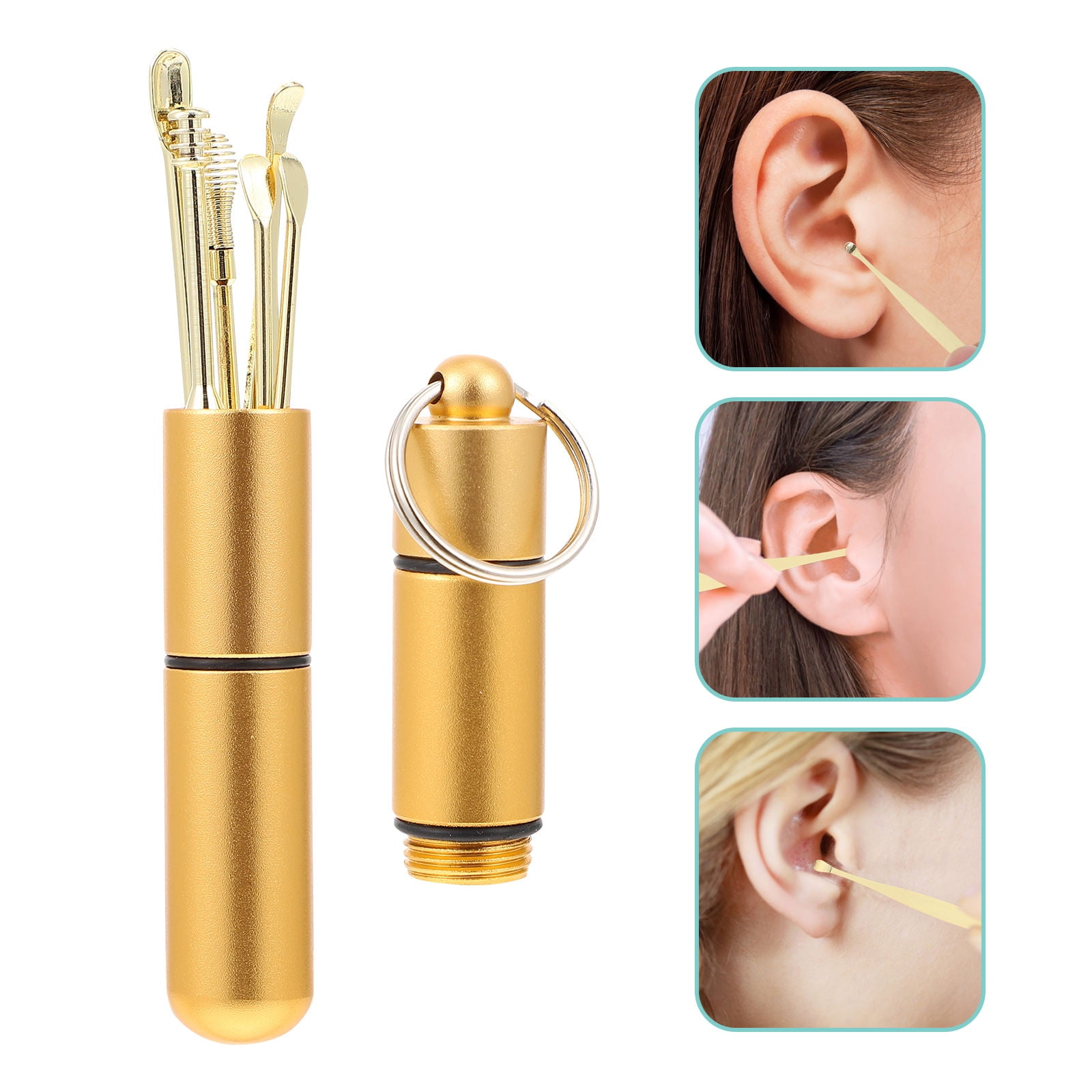 HOMEMAXS Ear Cleaning Tools Picks for Home Wax Removal Picker Travel ...
