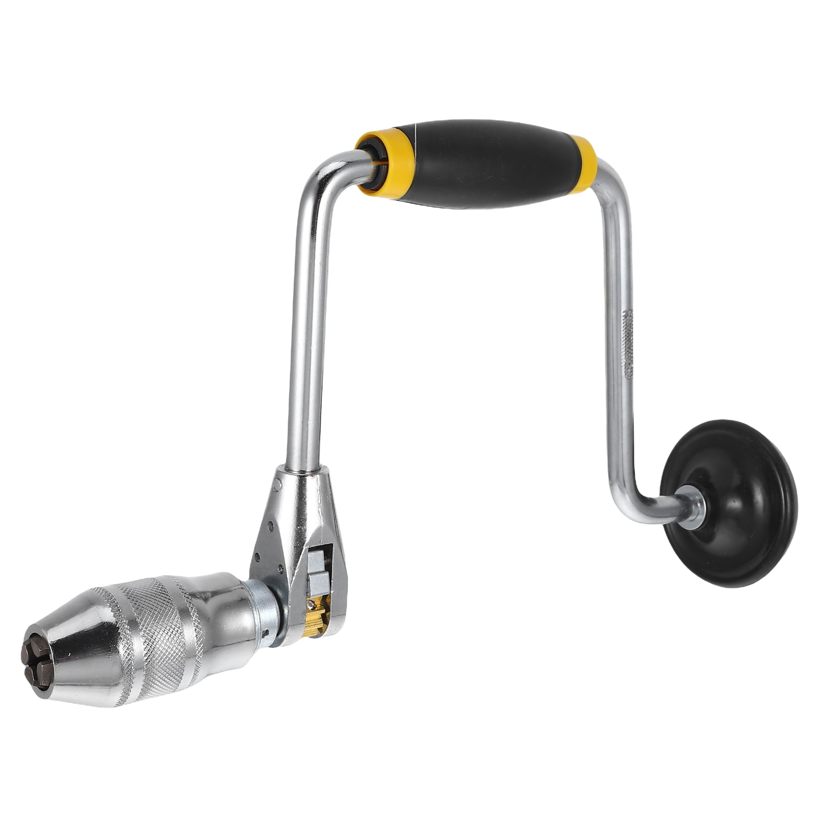 HOMEMAXS Easy to Use Steel Hand Drill with 4 Jaw Bit Brace for ...