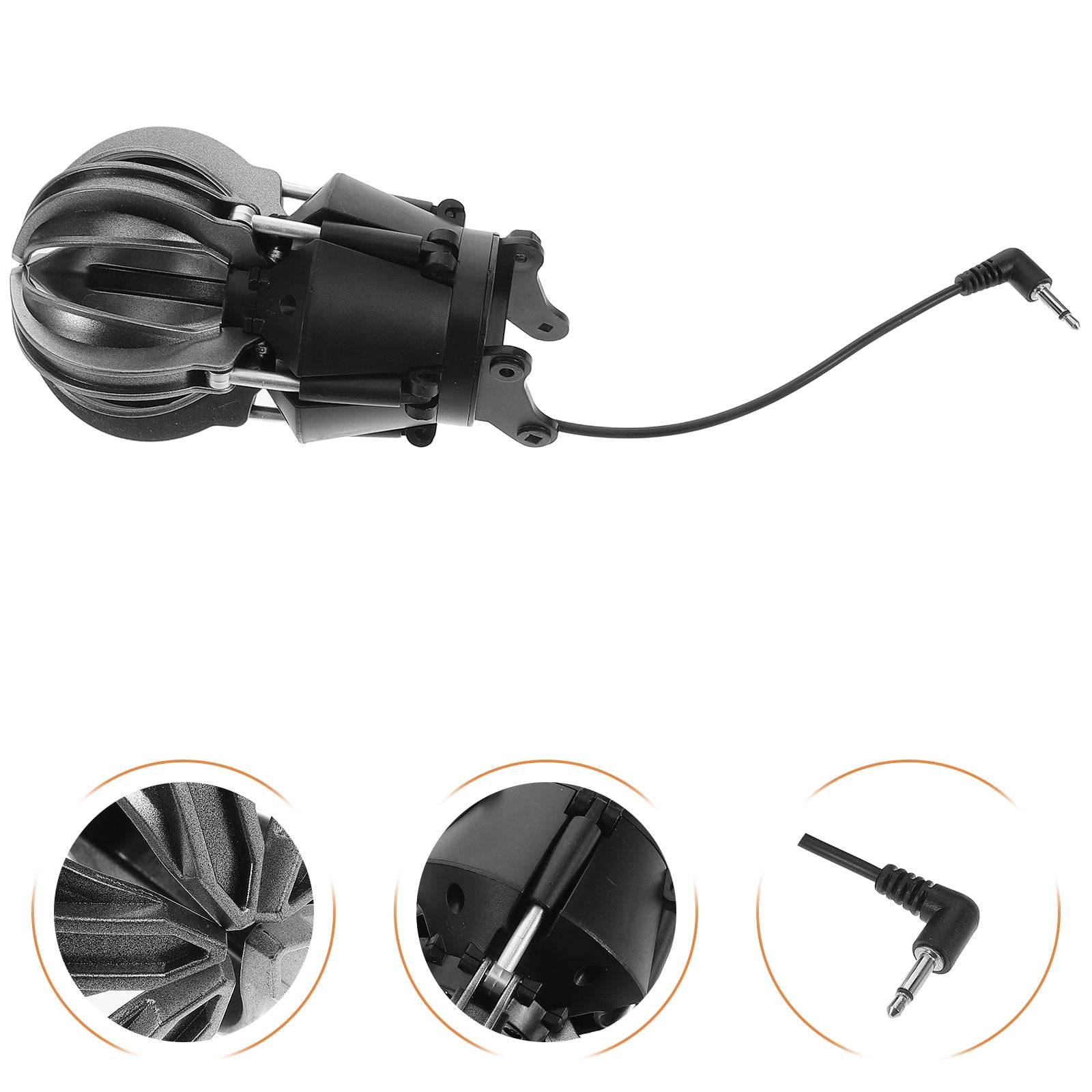 HOMEMAXS Electric Excavator Gripper Plastic Construction Rc Excavator ...