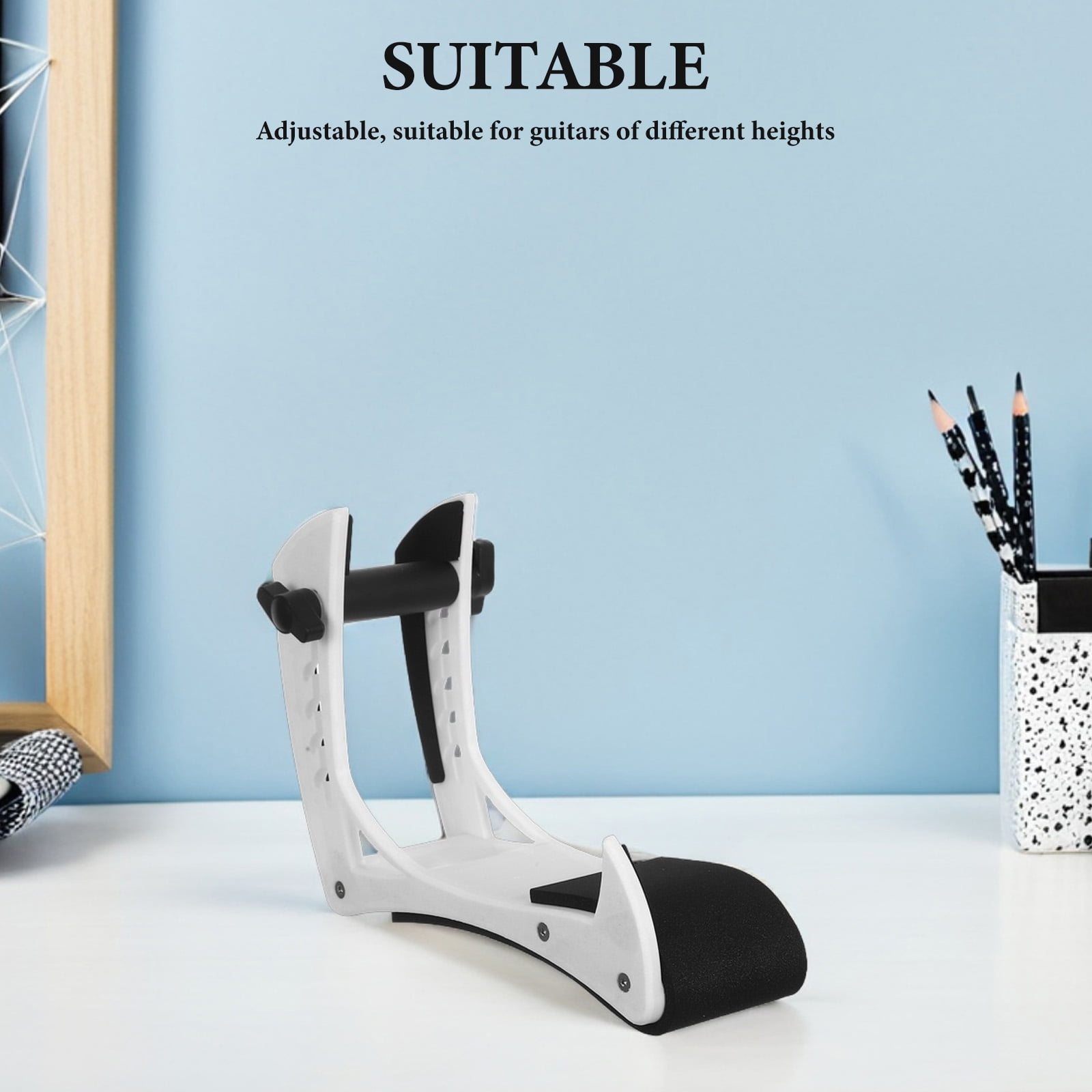 HOMEMAXS Electric Guitar Rest Foot Stool Adjustable Electric Guitar ...