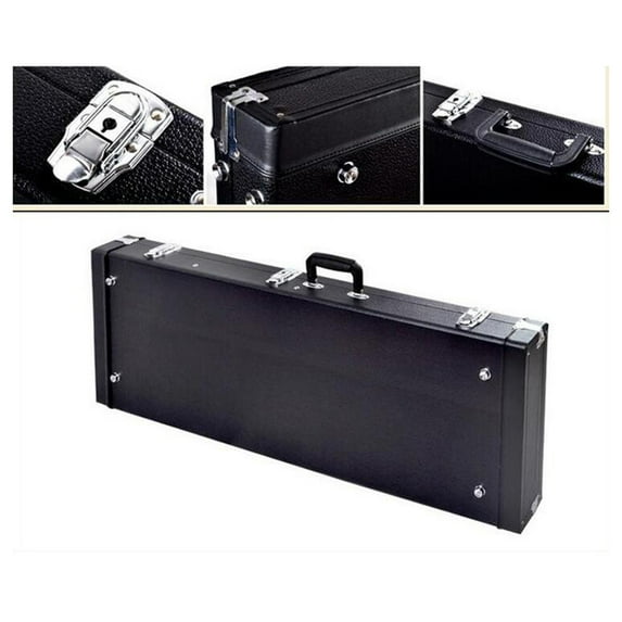 HOMEMAXS Electric Guitar Square Case Hard Shell Shell Portable Guitar ...