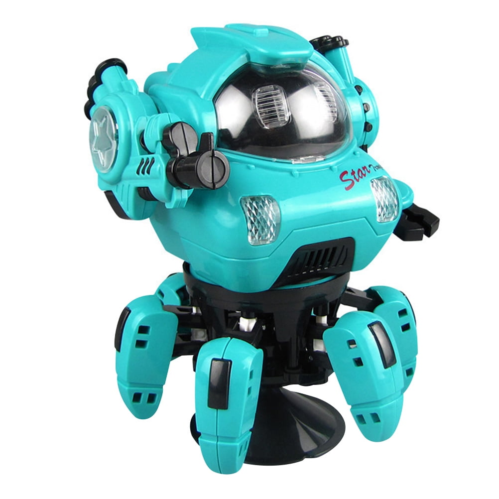 HOMEMAXS Electric Robot Toy Kid Robot Toy Plastic Robot Plaything ...